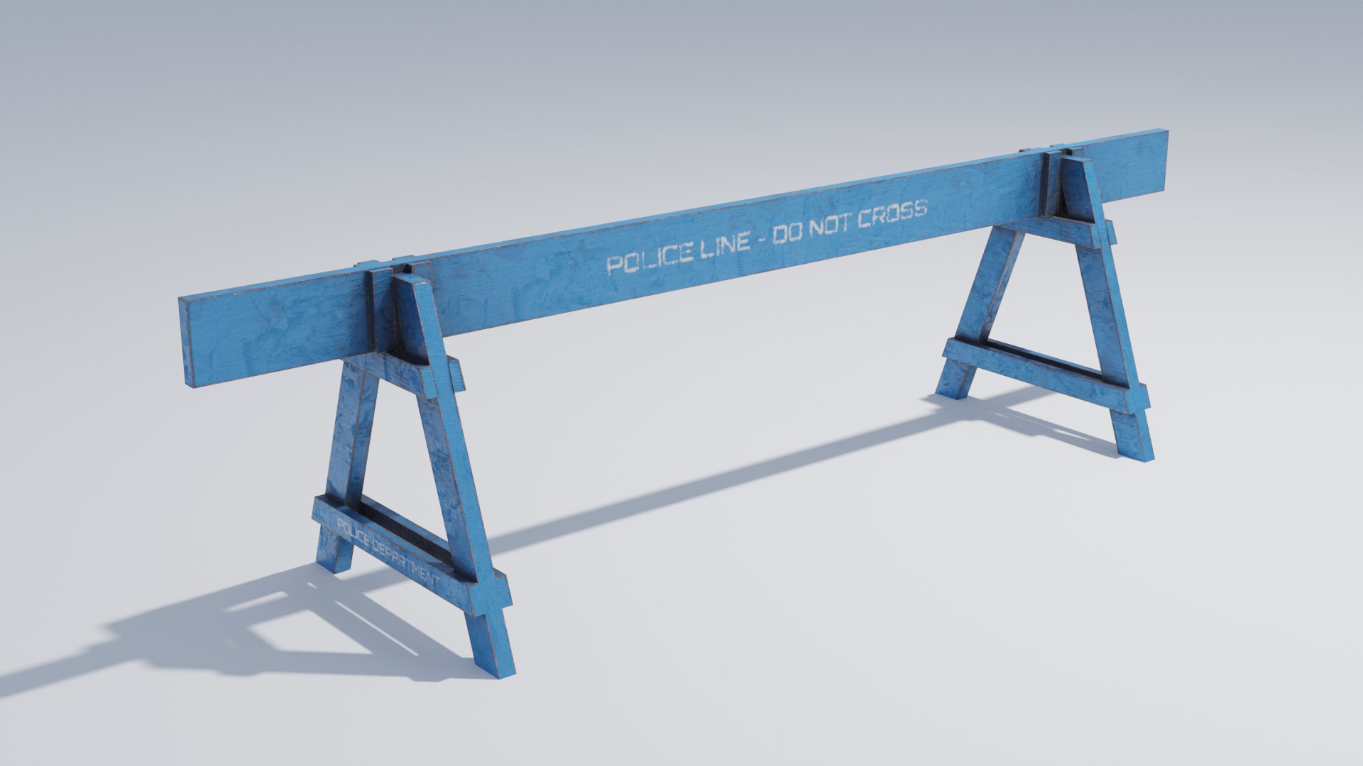 3D Wooden Police Barriers With 4K Textures Low-poly - TurboSquid 1971109