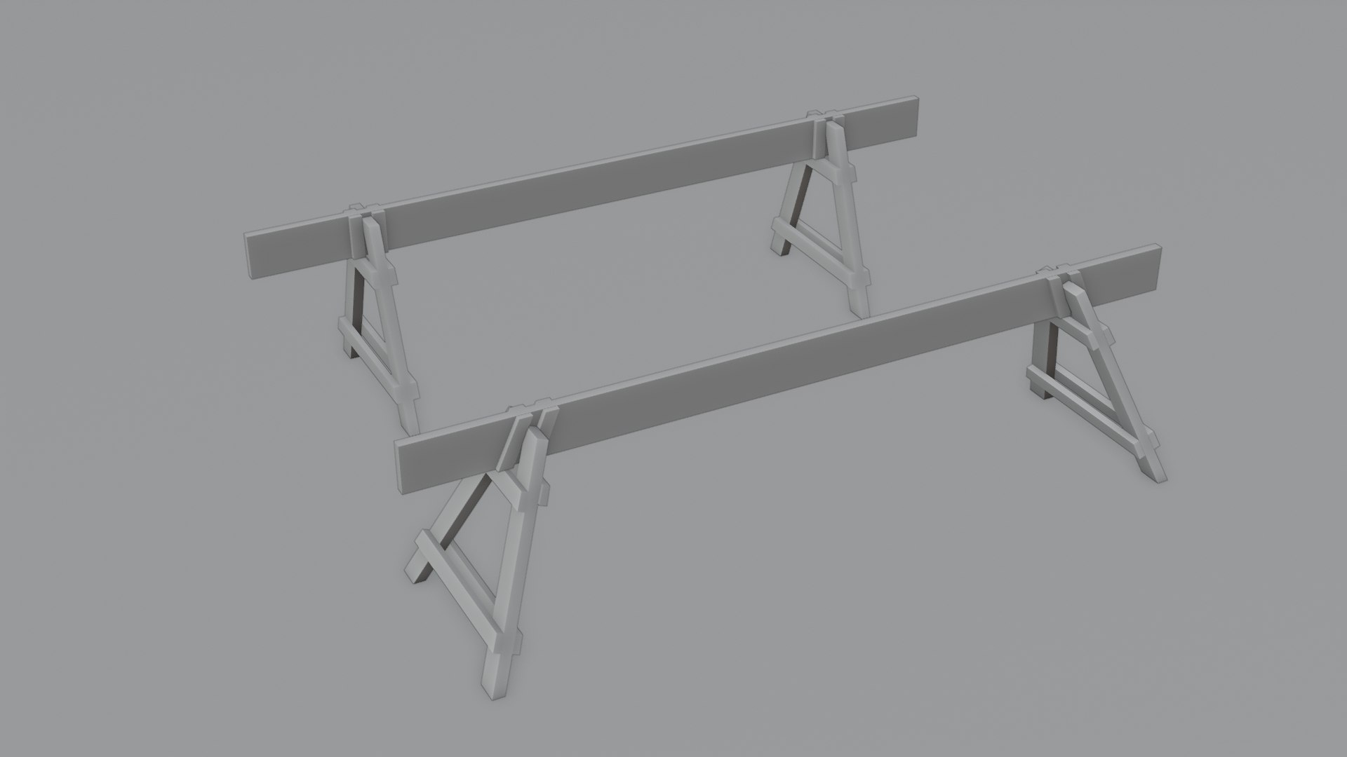 3D Wooden Police Barriers With 4K Textures Low-poly - TurboSquid 1971109