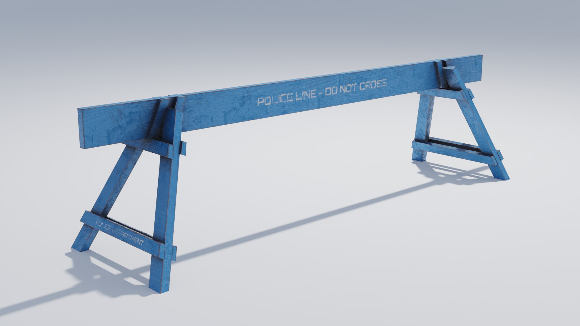 3D Wooden Police Barriers With 4K Textures Low-poly - TurboSquid 1971109