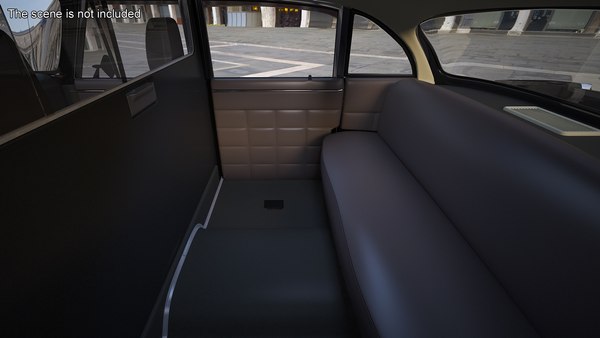 modelo 3d Taxi clásico Checker con interior sencillo - TurboSquid 2264157