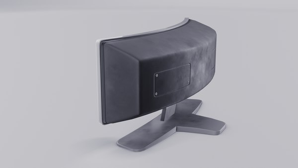 3D model ultra wide retro monitor - TurboSquid 1603790