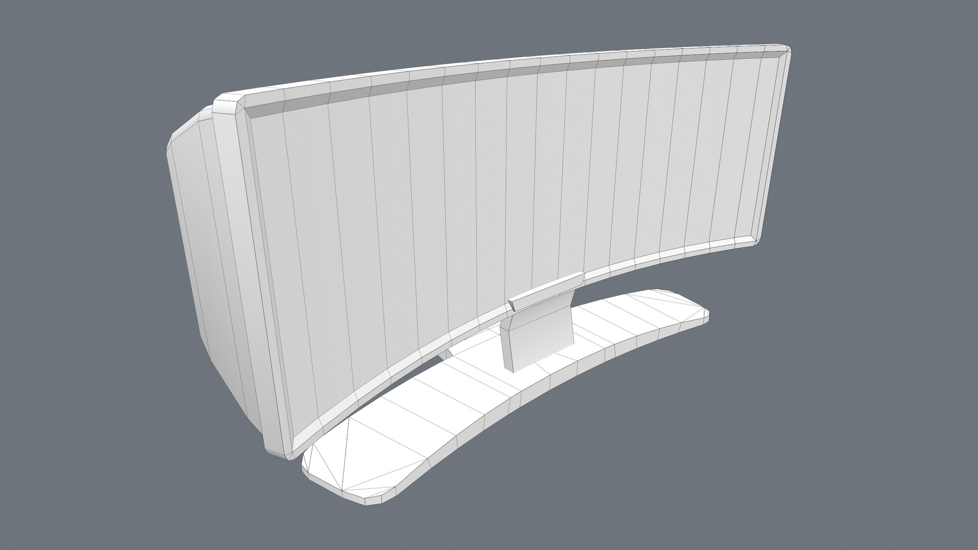 3D Model Ultra Wide Retro Monitor - TurboSquid 1603790