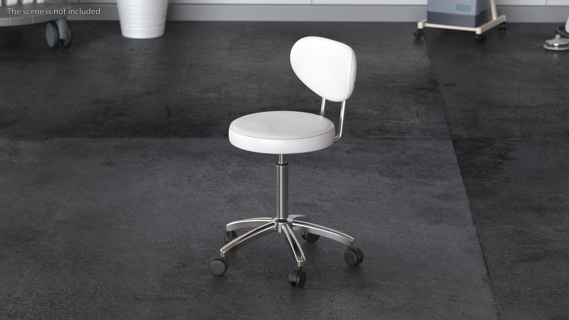 3D Doctors Office Chair White - TurboSquid 2065881