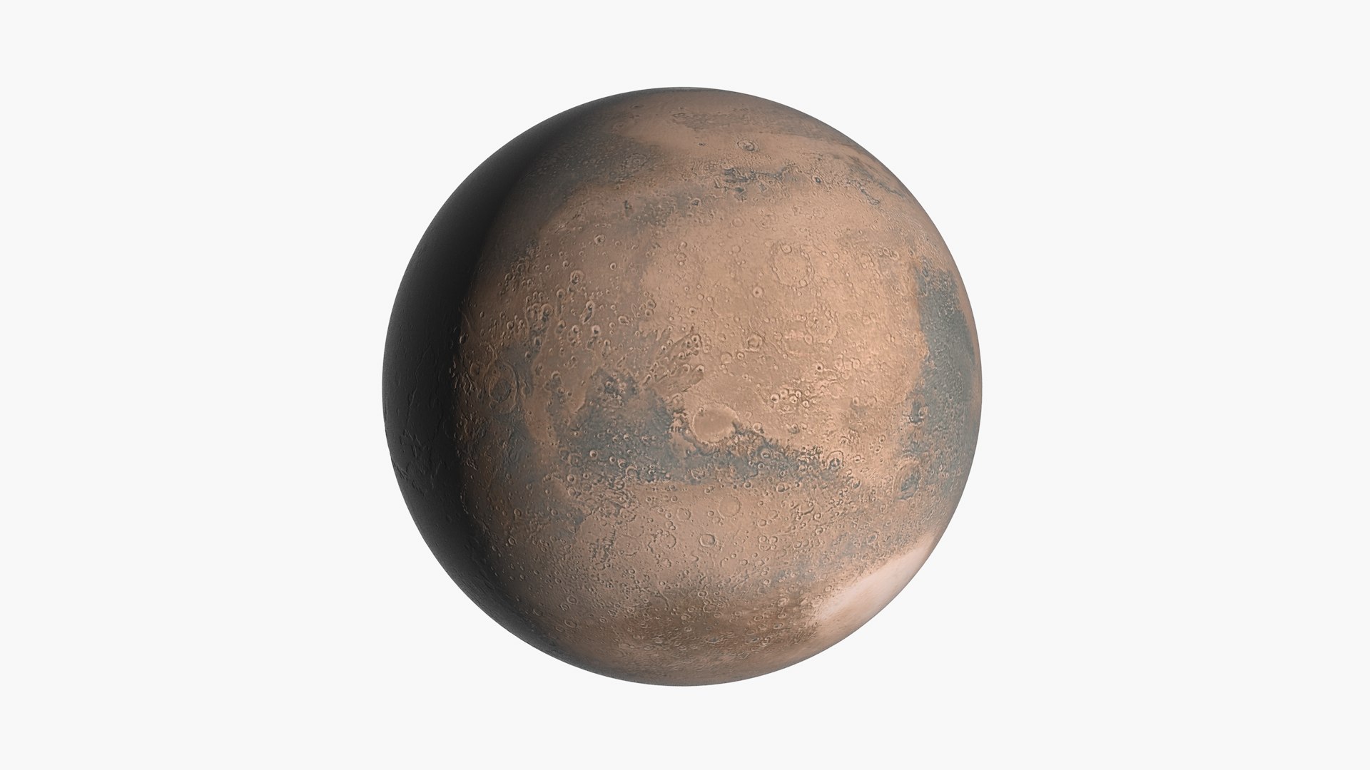 Realistic Planet Mars 3D - TurboSquid 1698322