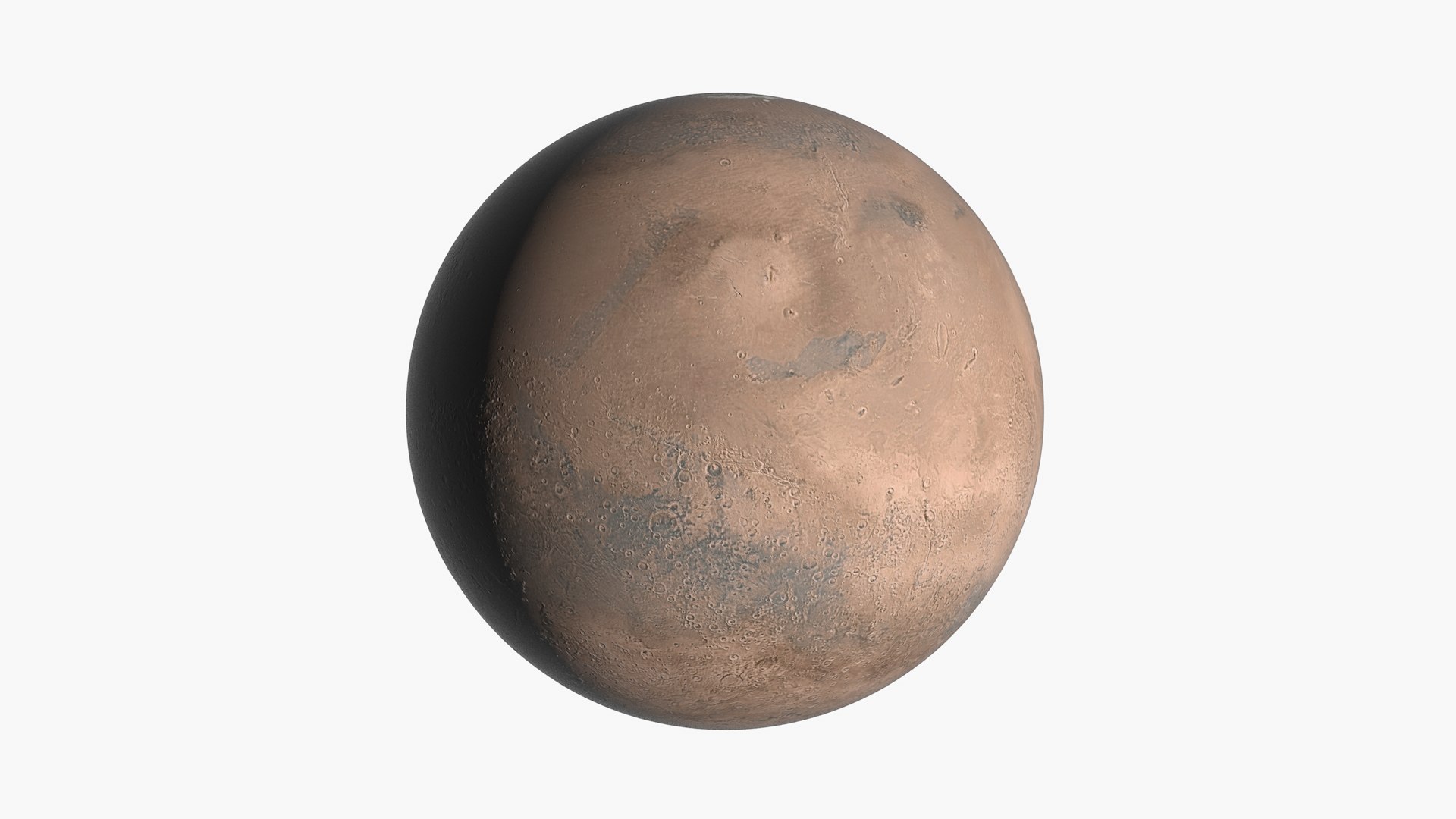 Realistic Planet Mars 3D - TurboSquid 1698322