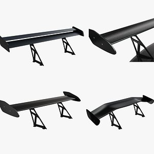 3d Rear Spoiler F1 Model