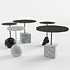Knockout lounge tables 3D model - TurboSquid 1568856
