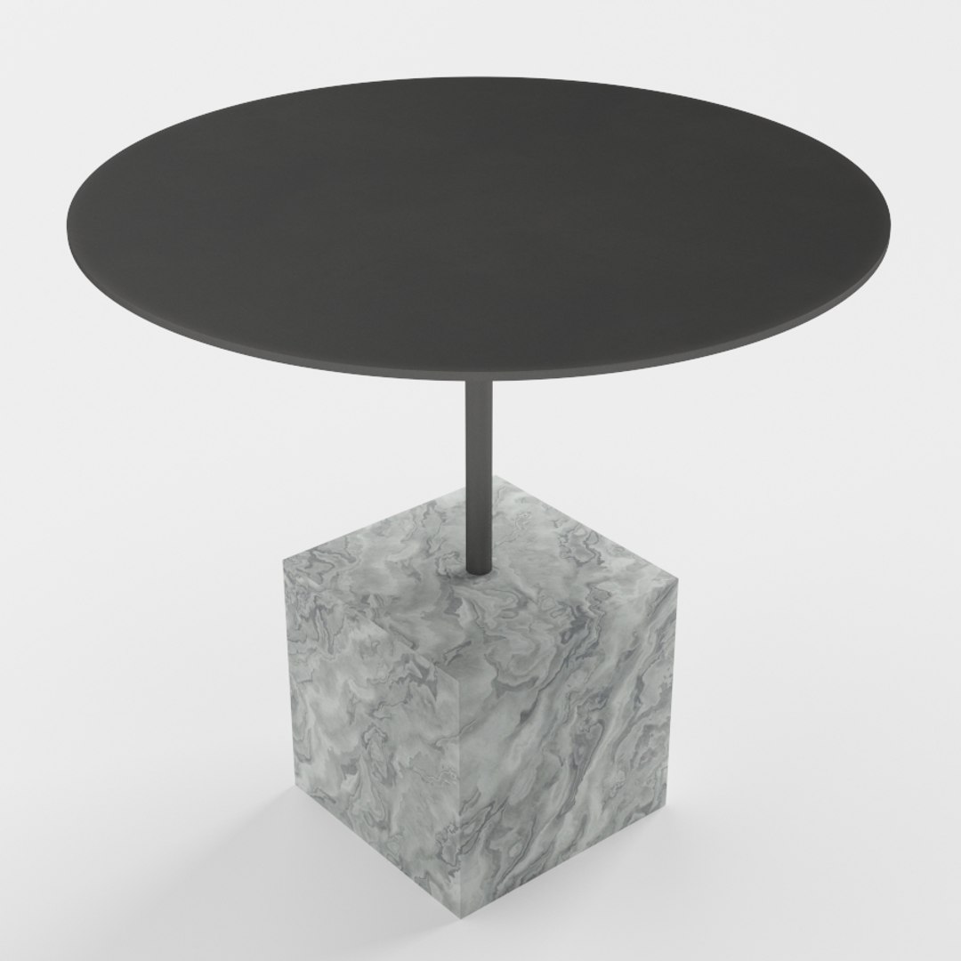 Knockout lounge tables 3D model - TurboSquid 1568856