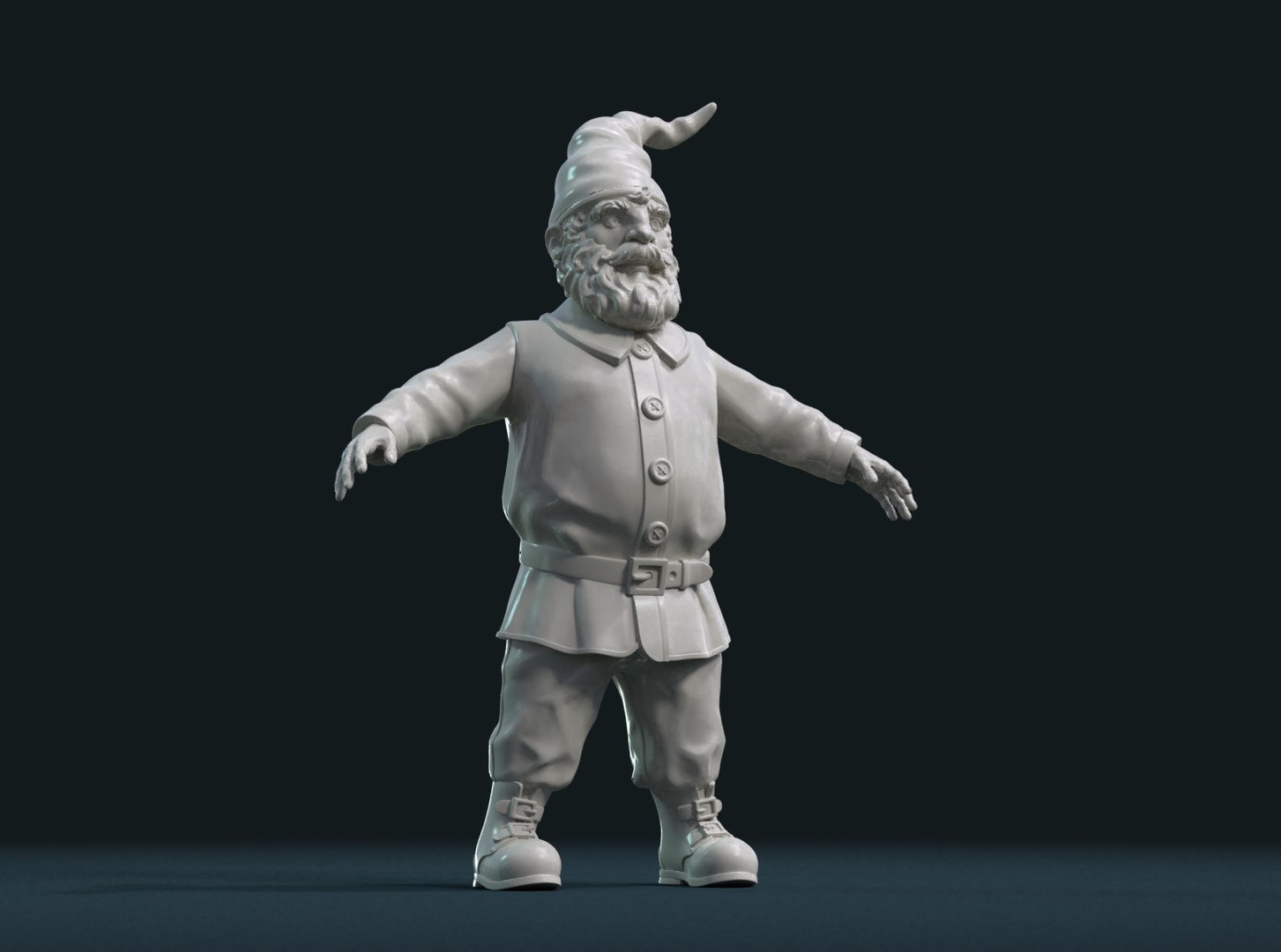 Print Ready Gnome 3D Model - TurboSquid 1365611