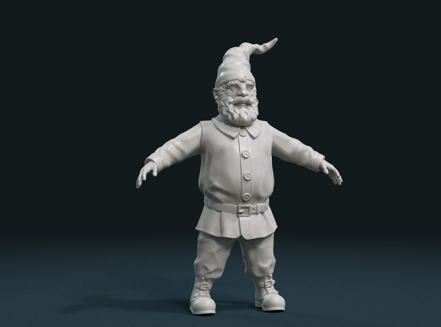 Print Ready Gnome 3D Model - TurboSquid 1365611