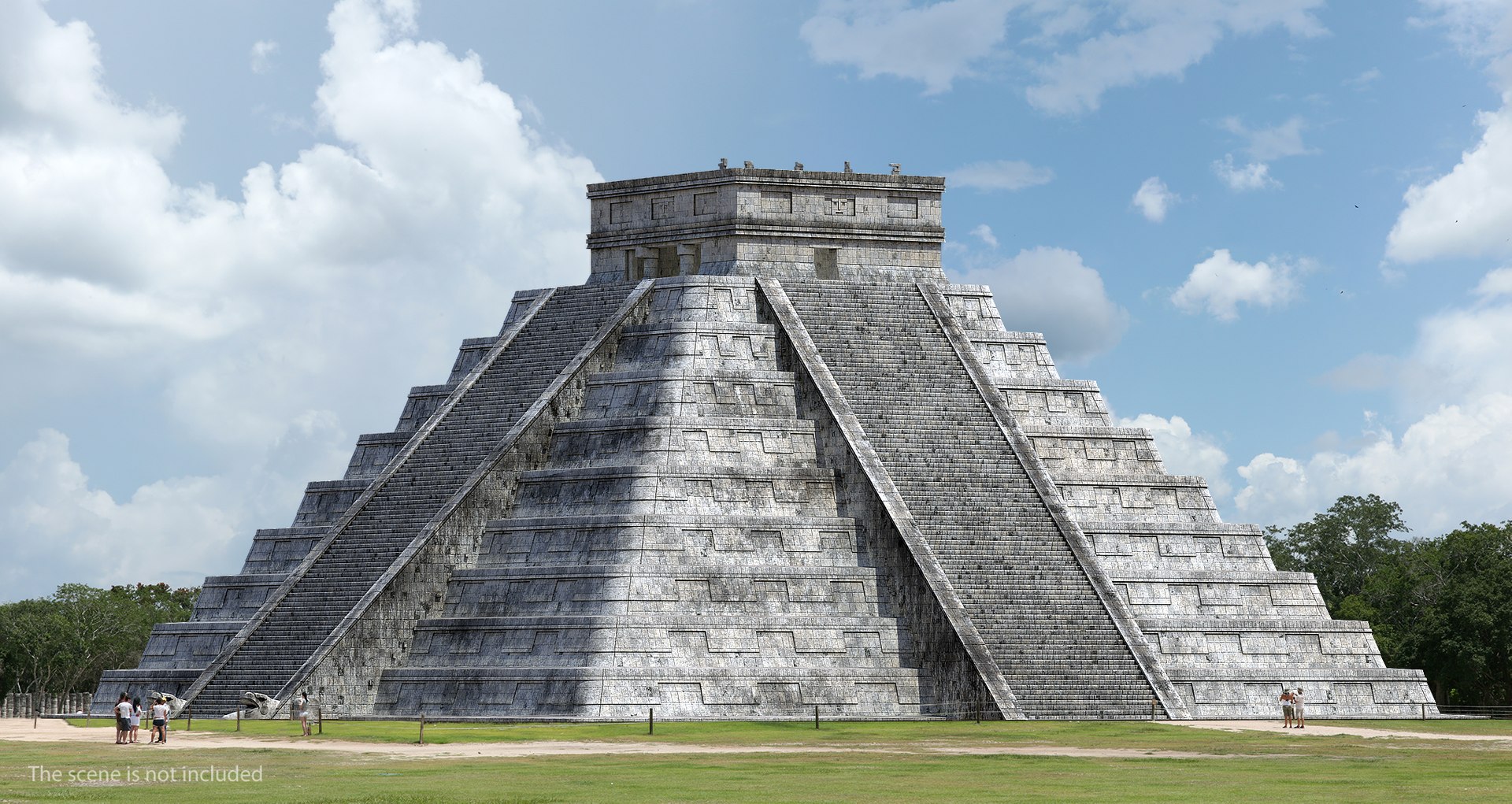 Kukulkan Temple Mayan Pyramid 3D Model - TurboSquid 1419218