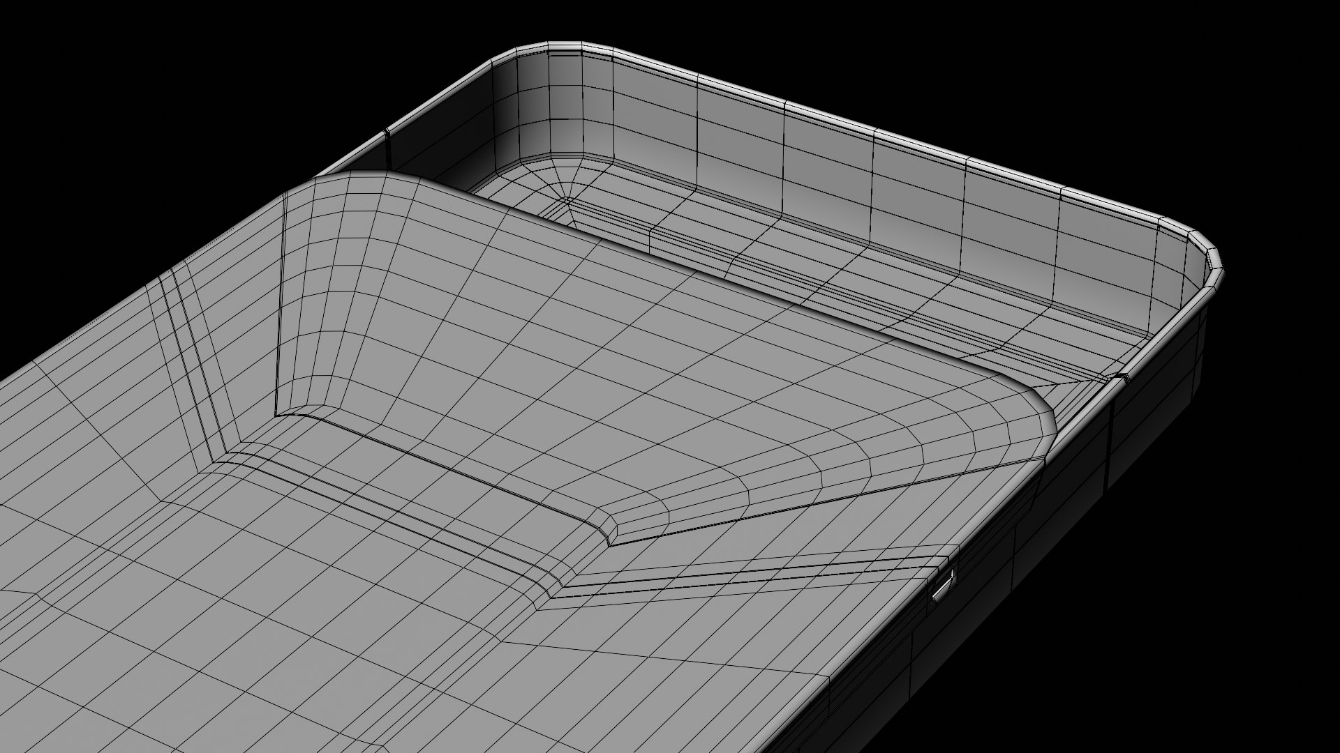 3D Tin Slider Container Black Steel - TurboSquid 2335171