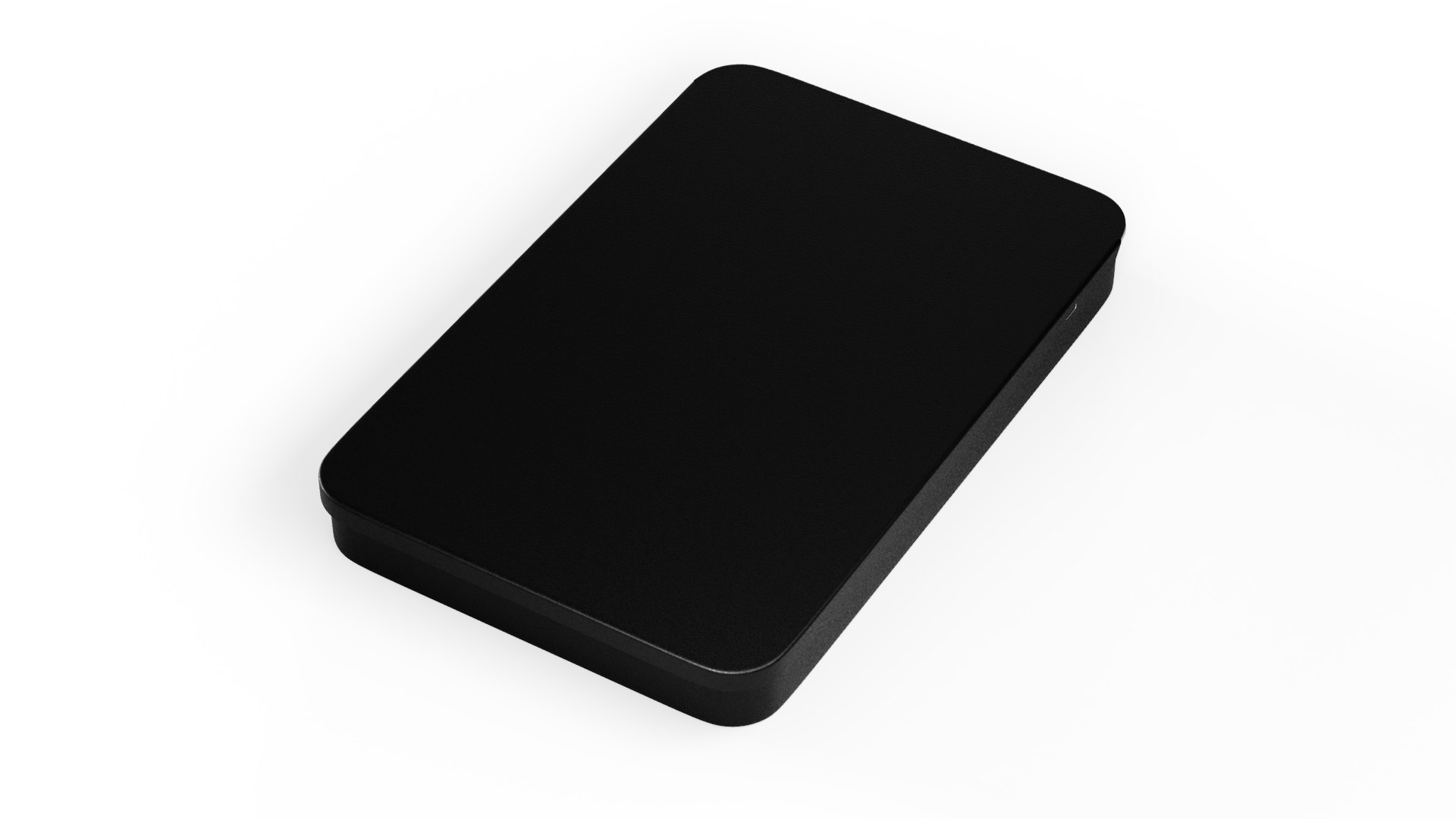 3D Tin Slider Container Black Steel - TurboSquid 2335171