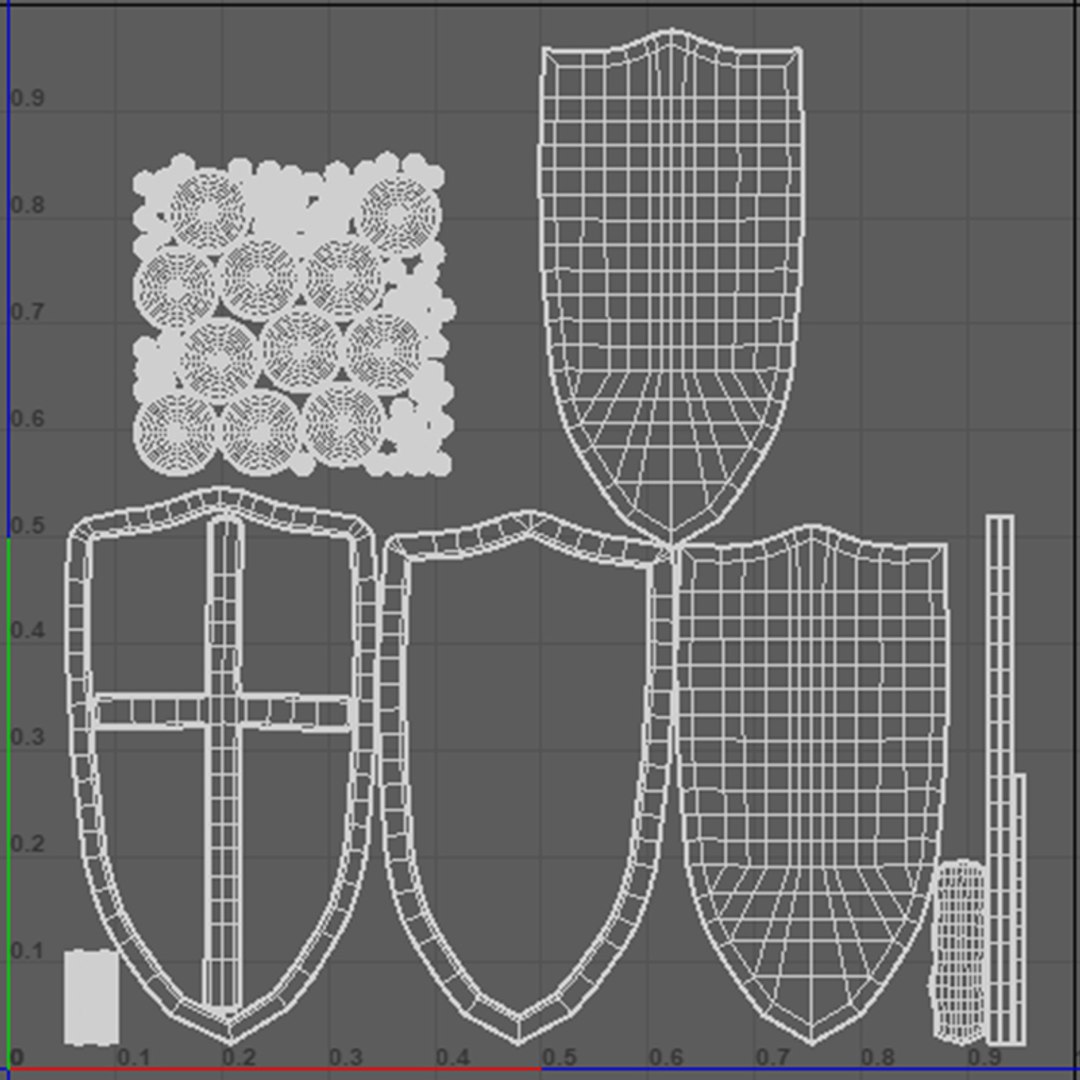 3D Model Medieval Shield 02 - TurboSquid 2318695