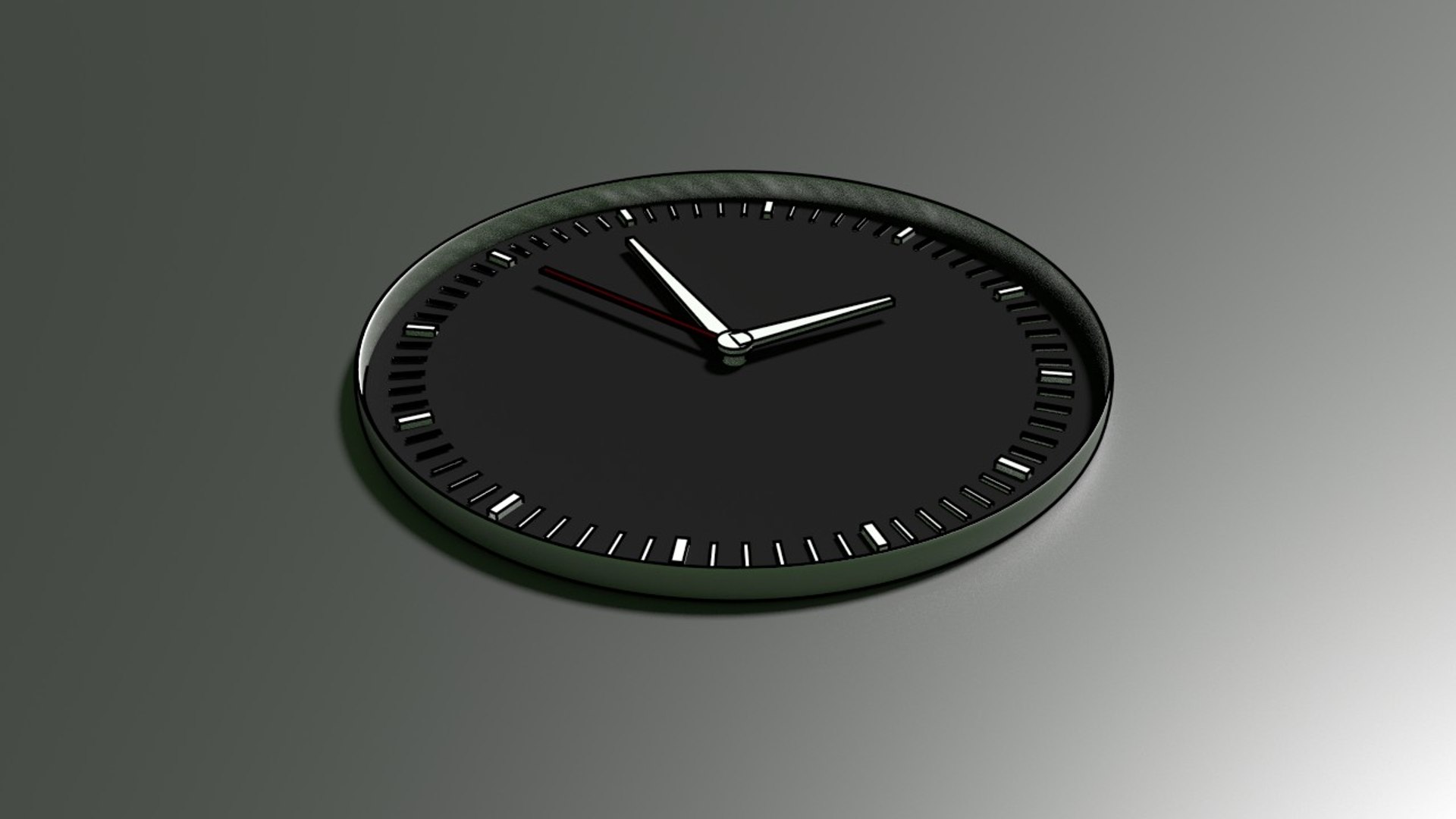 Clock Blender 3d Obj