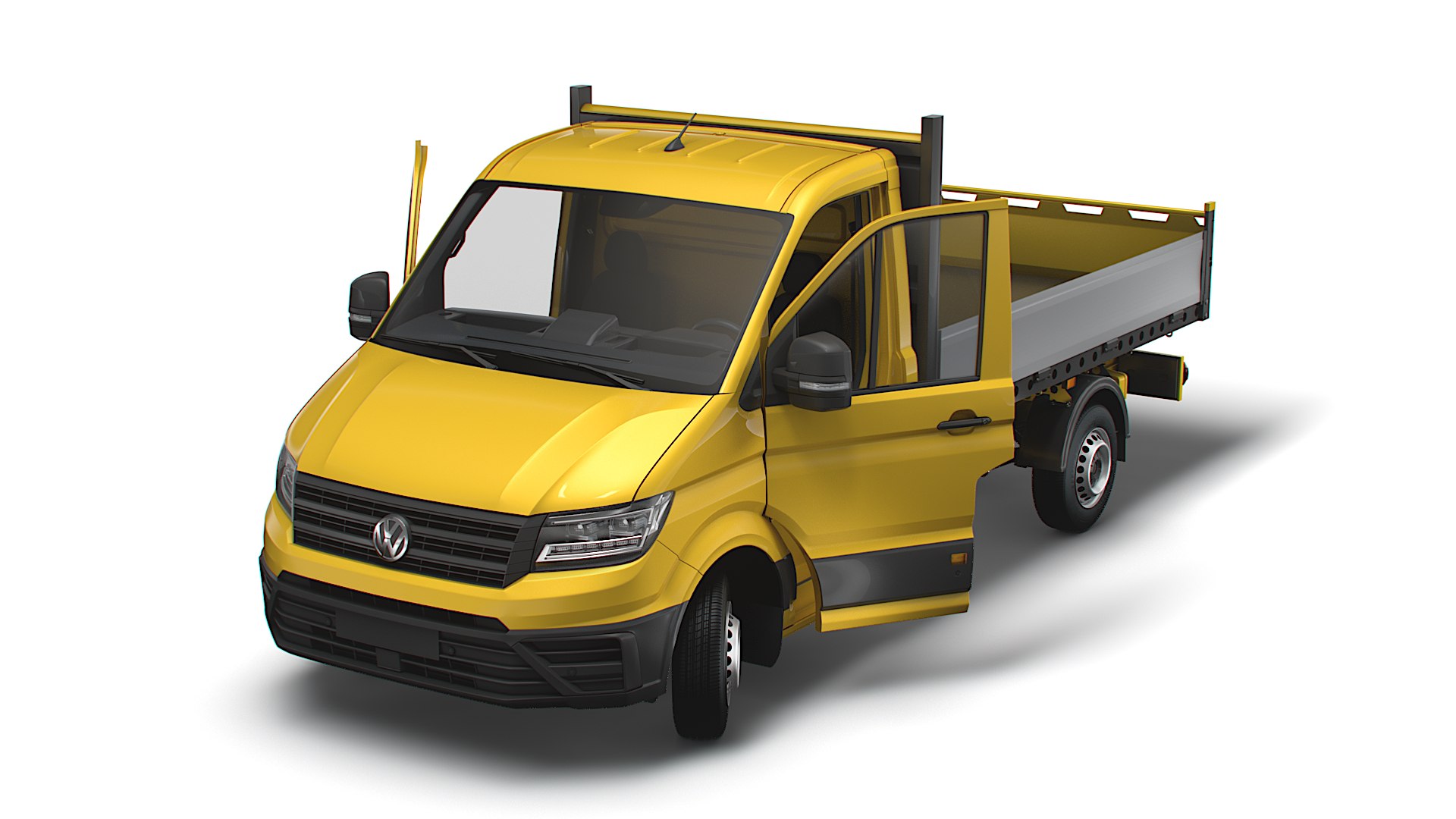 VW Crafter Single Cab Tipper HQ Interior 2023 3D - TurboSquid 2074284