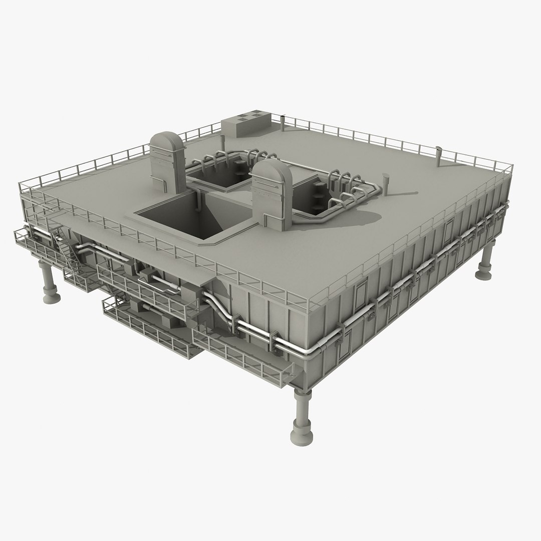 Space Launch Platform 3d Max