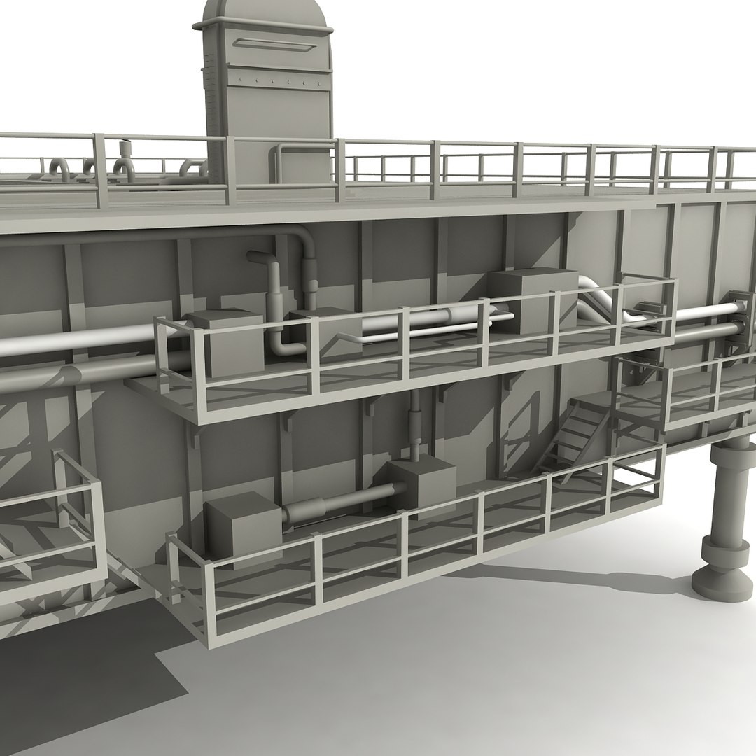 Space Launch Platform 3d Max