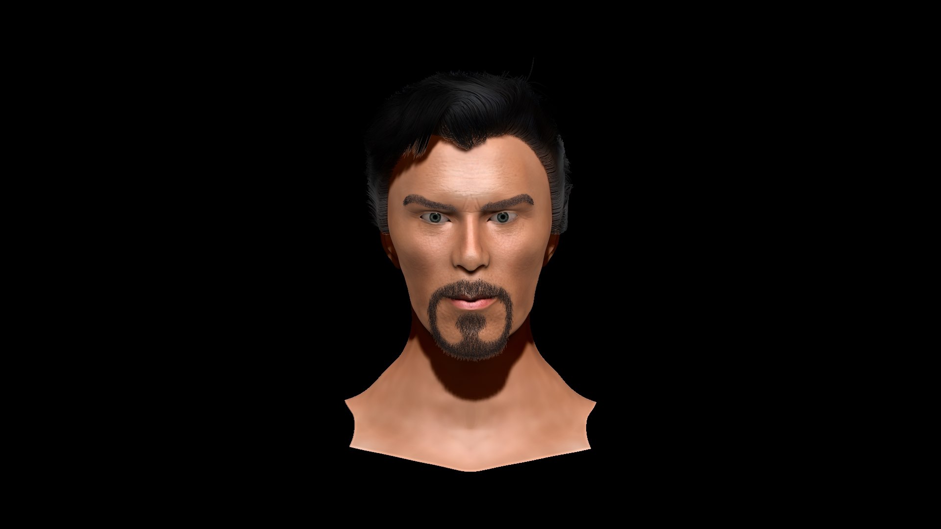3D Model Benedict Cumberbatch ZBrush 3D Model Only The Head ...