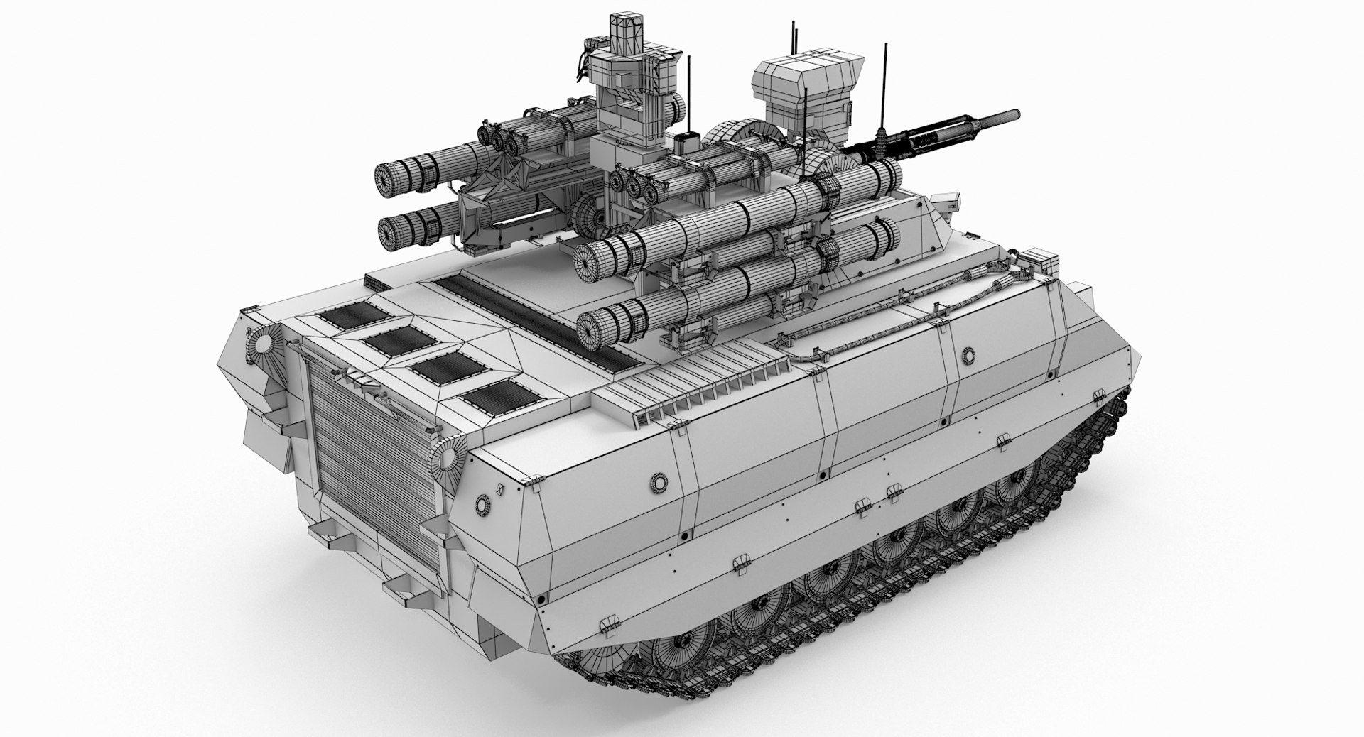 Uran-9 Ucgv 3D Model | 1147443 | TurboSquid
