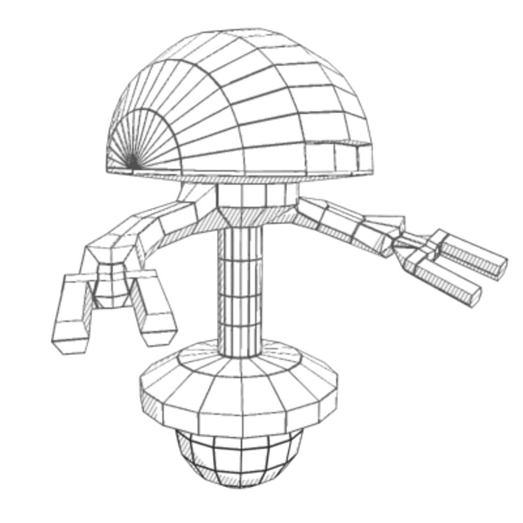 Utility Droid 3d Max