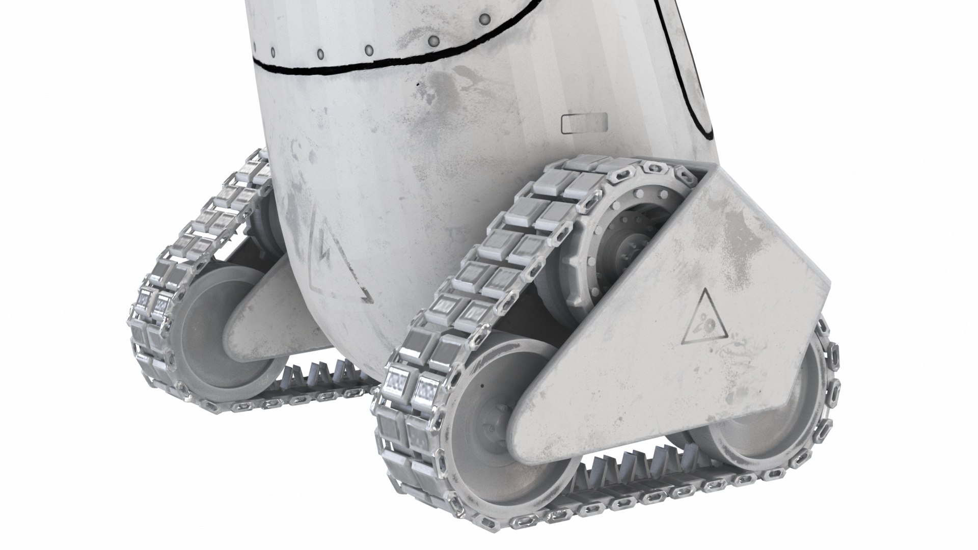 3D Model Mini Robot White - TurboSquid 1922613