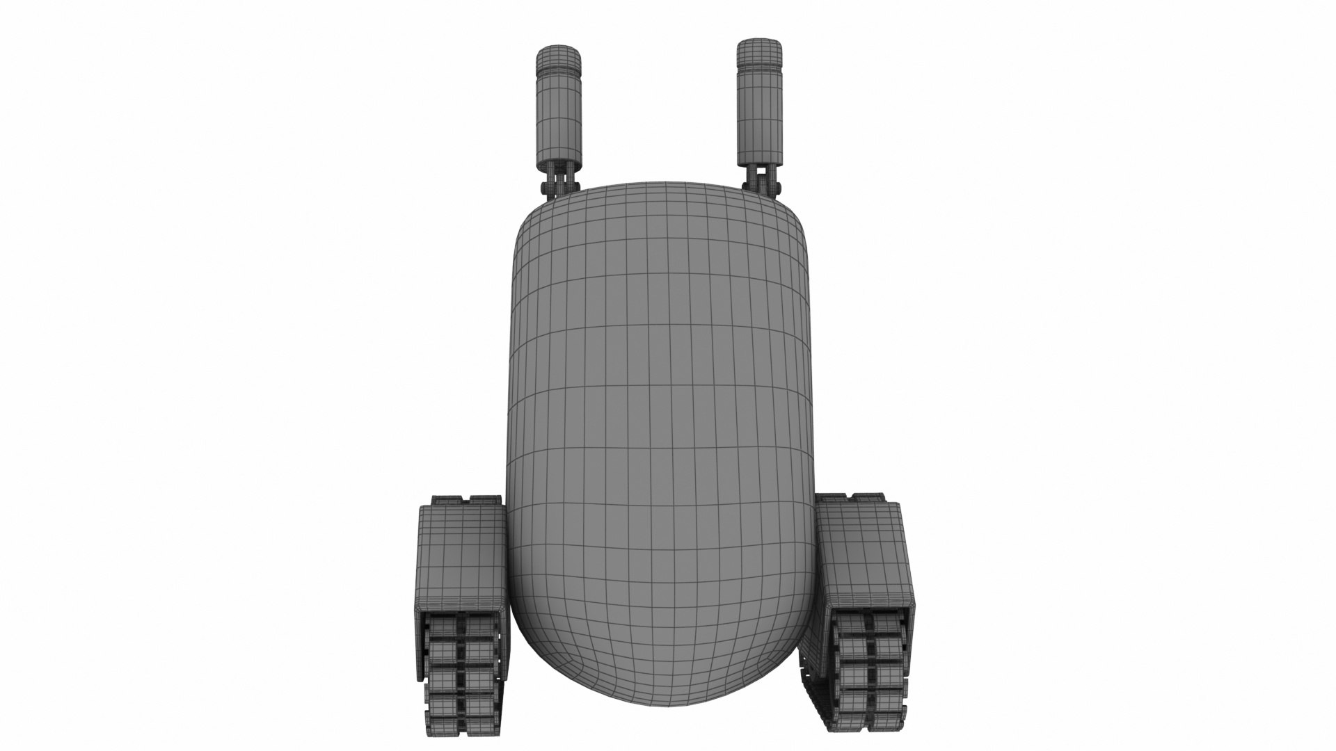 3D Model Mini Robot White - TurboSquid 1922613