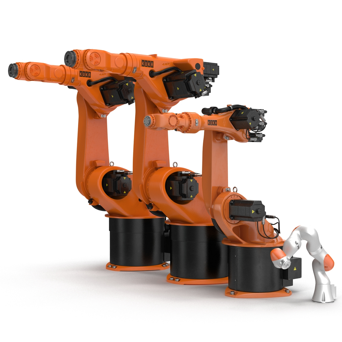 3d model kuka robots 7