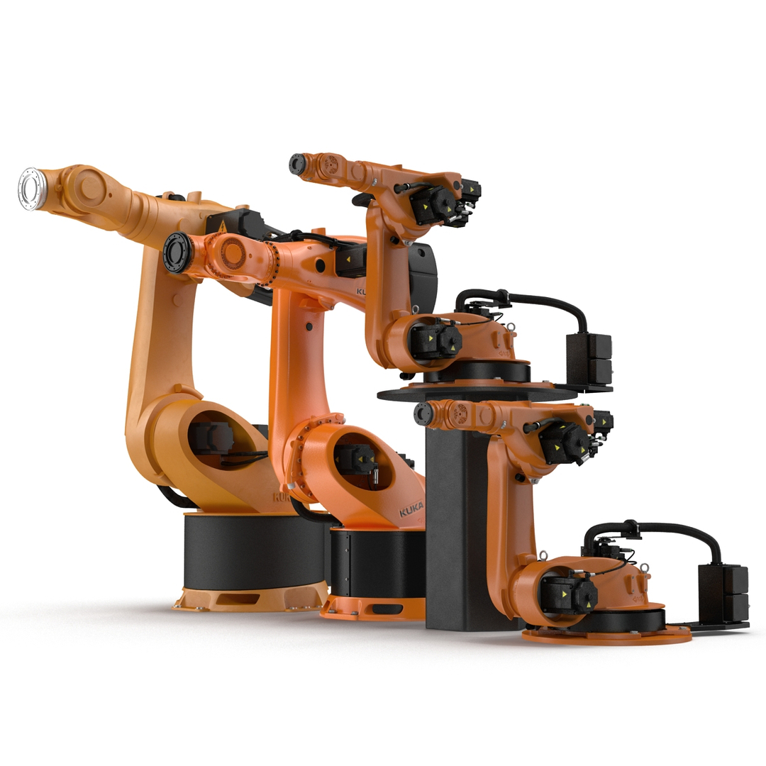 3d model kuka robots 7