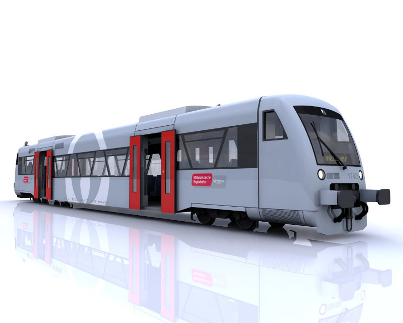 3d Rs-1 Regio Shuttle Passenger Train