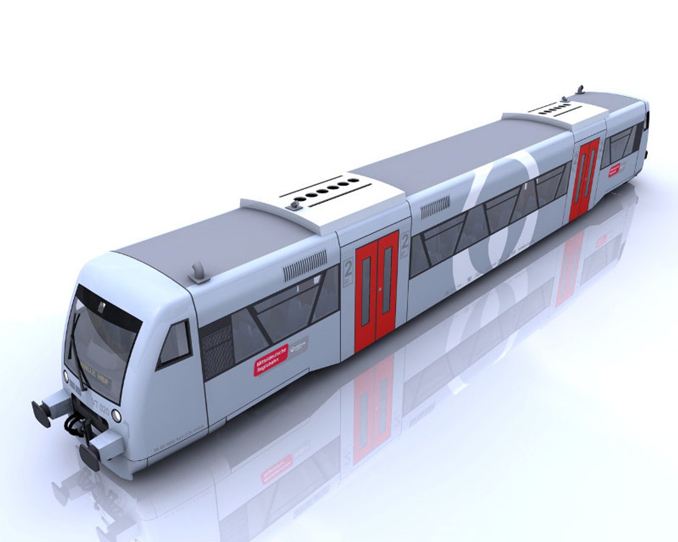 3d Rs-1 Regio Shuttle Passenger Train