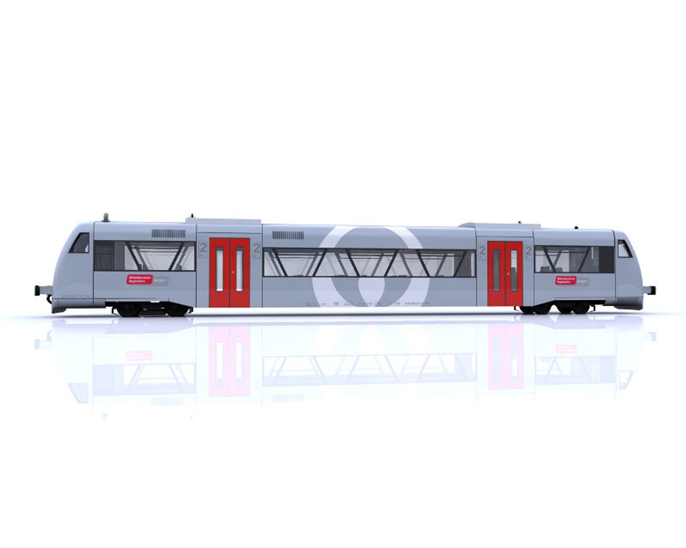 3d Rs-1 Regio Shuttle Passenger Train