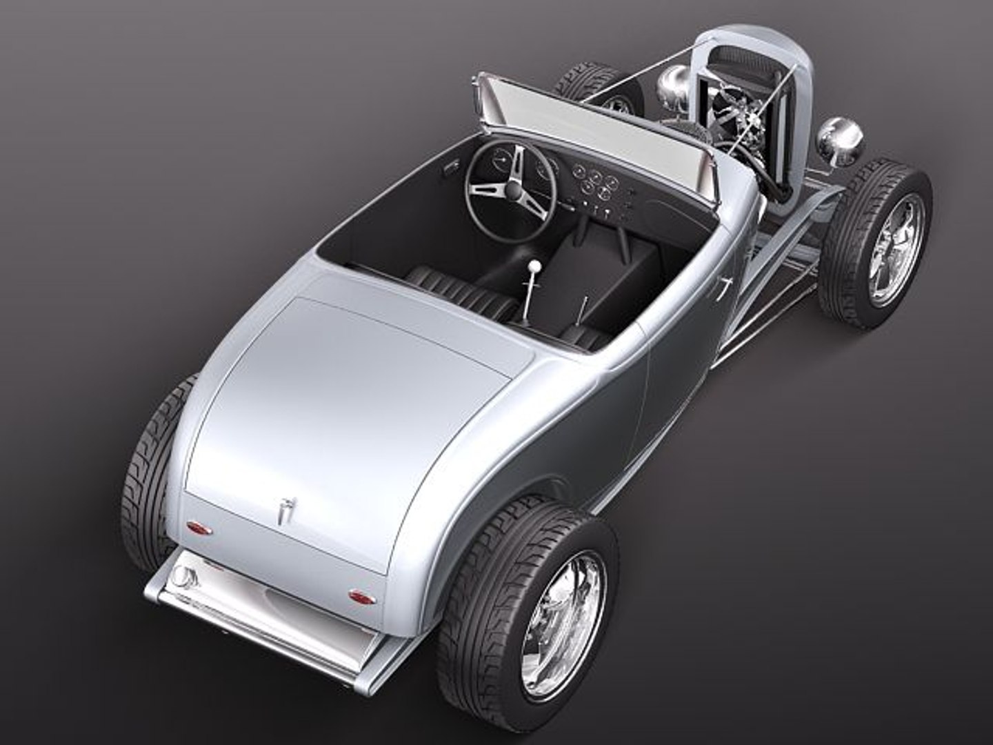 Hot Rod 32 Multiple 3d Model