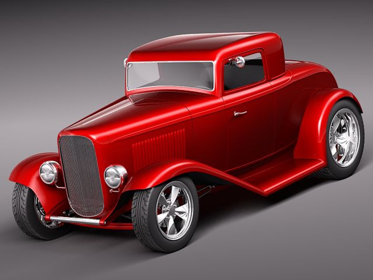 Hot Rod 32 Multiple 3d Model