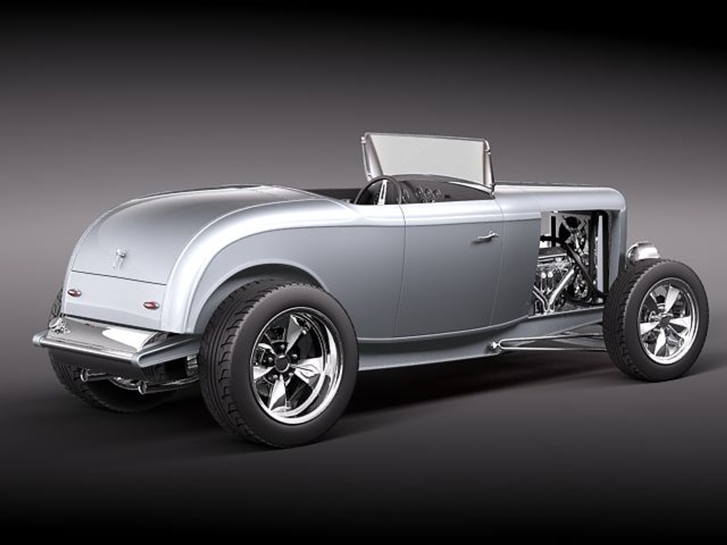 Hot Rod 32 Multiple 3d Model