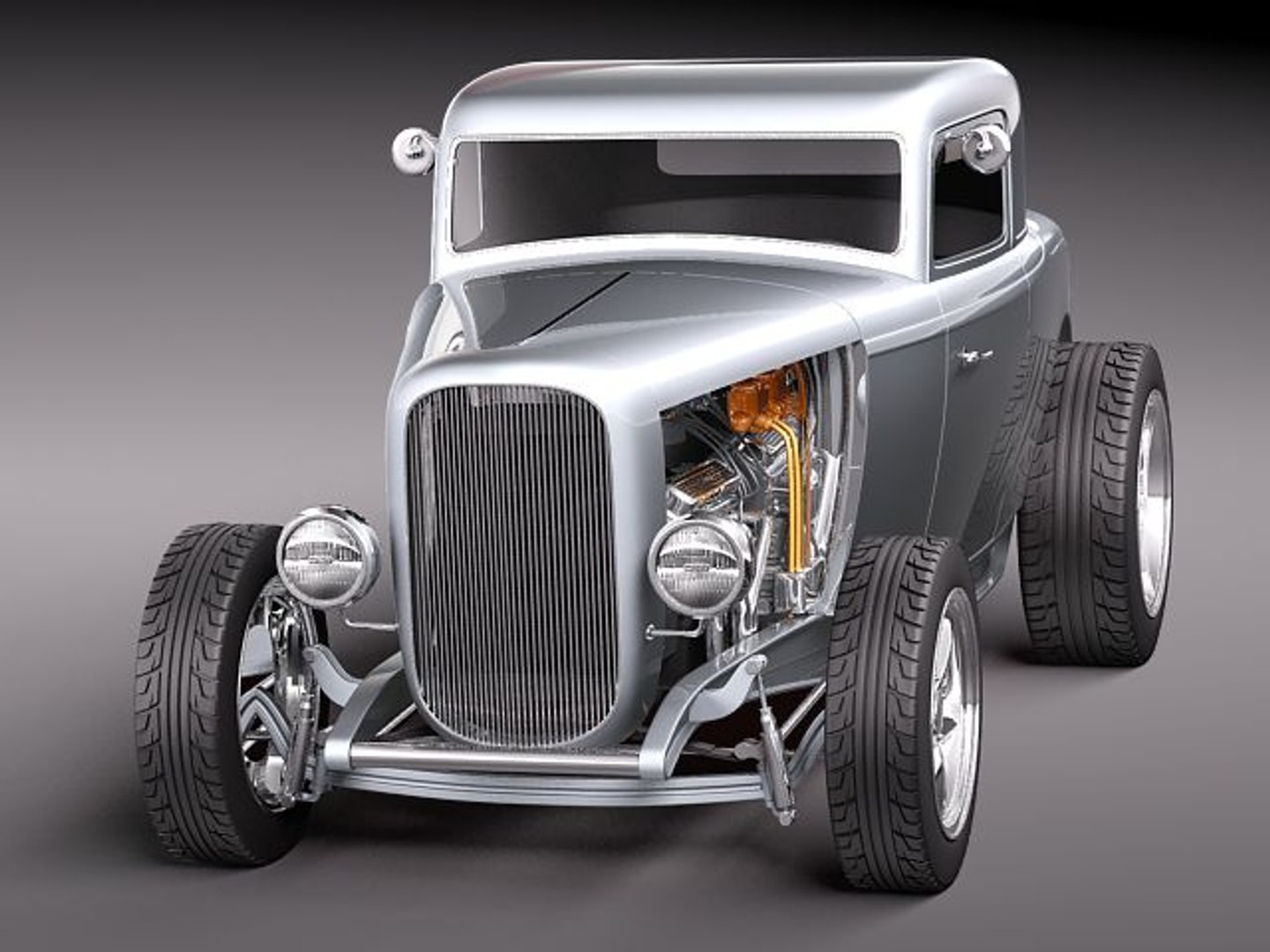Hot Rod 32 Multiple 3d Model
