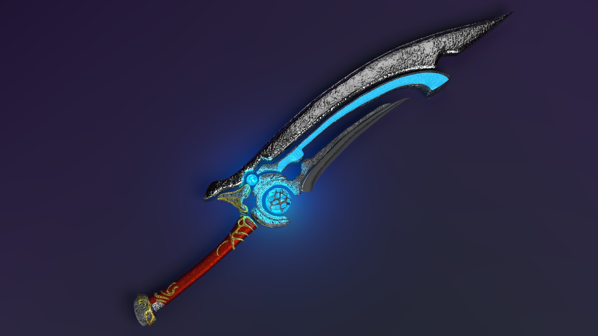 Fantacy Sword 3D Model 3D - TurboSquid 1735317