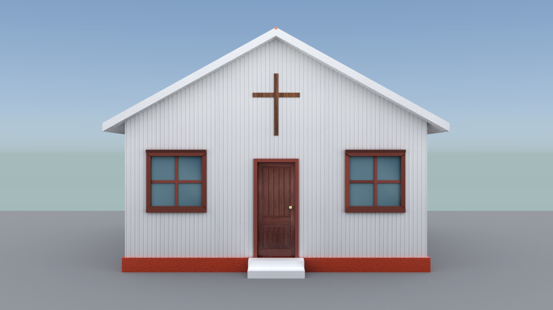 Small Church 3D Model - TurboSquid 1412870