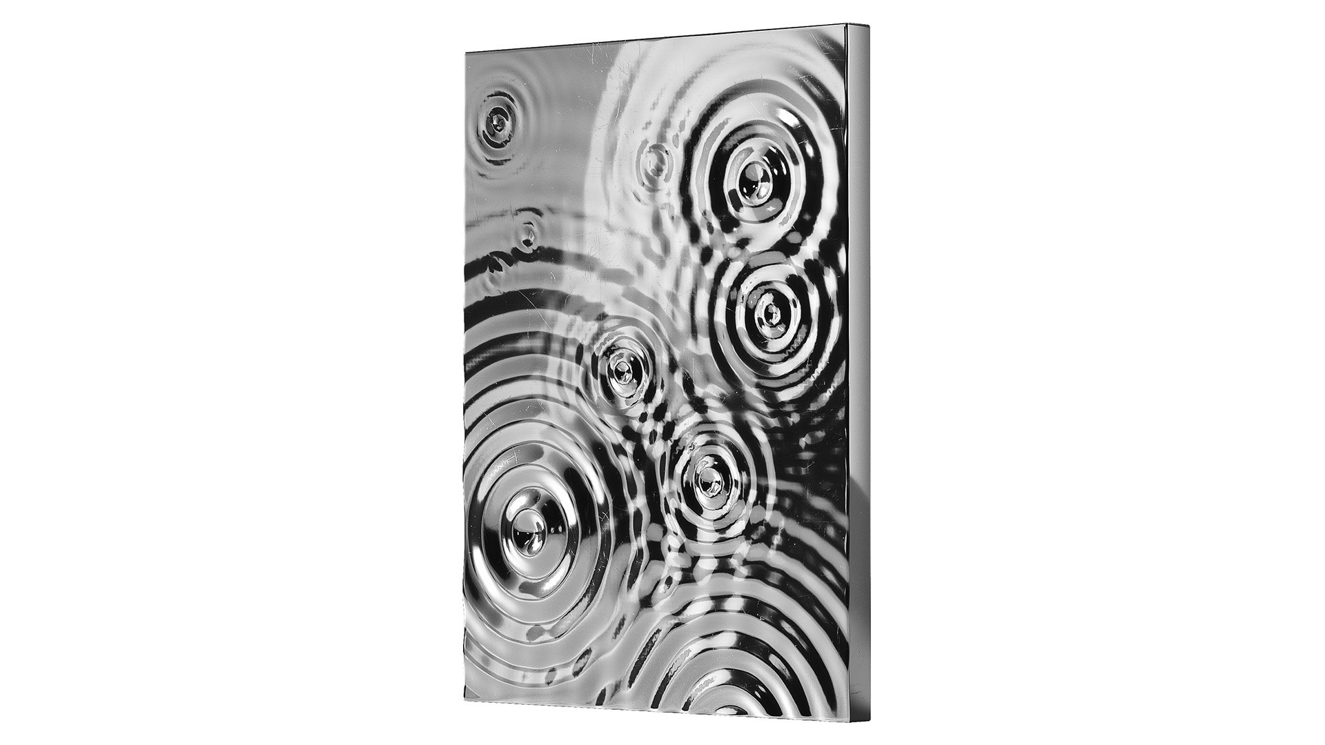 3D Water Ripple 3D Wall Art Decorative Metallic Relief - TurboSquid 2251967
