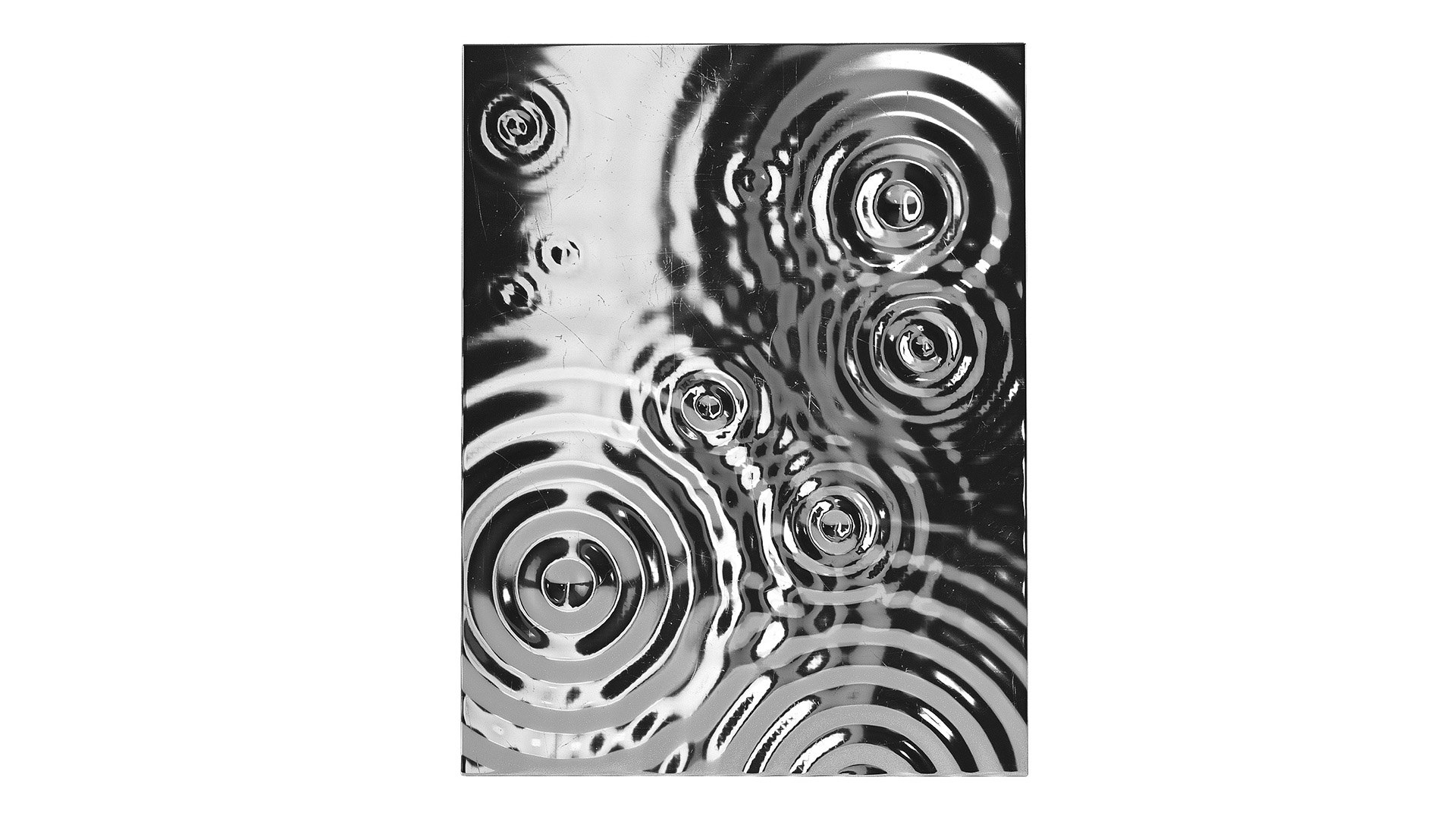 3D Water Ripple 3D Wall Art Decorative Metallic Relief - TurboSquid 2251967