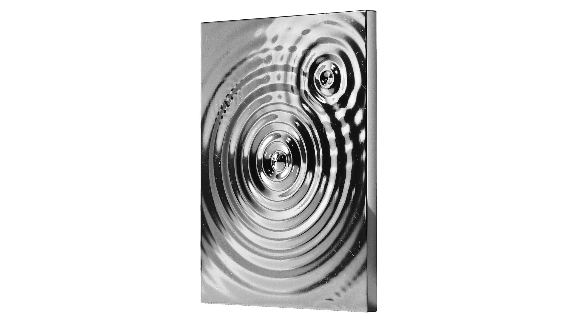 3D Water Ripple 3D Wall Art Decorative Metallic Relief - TurboSquid 2251967