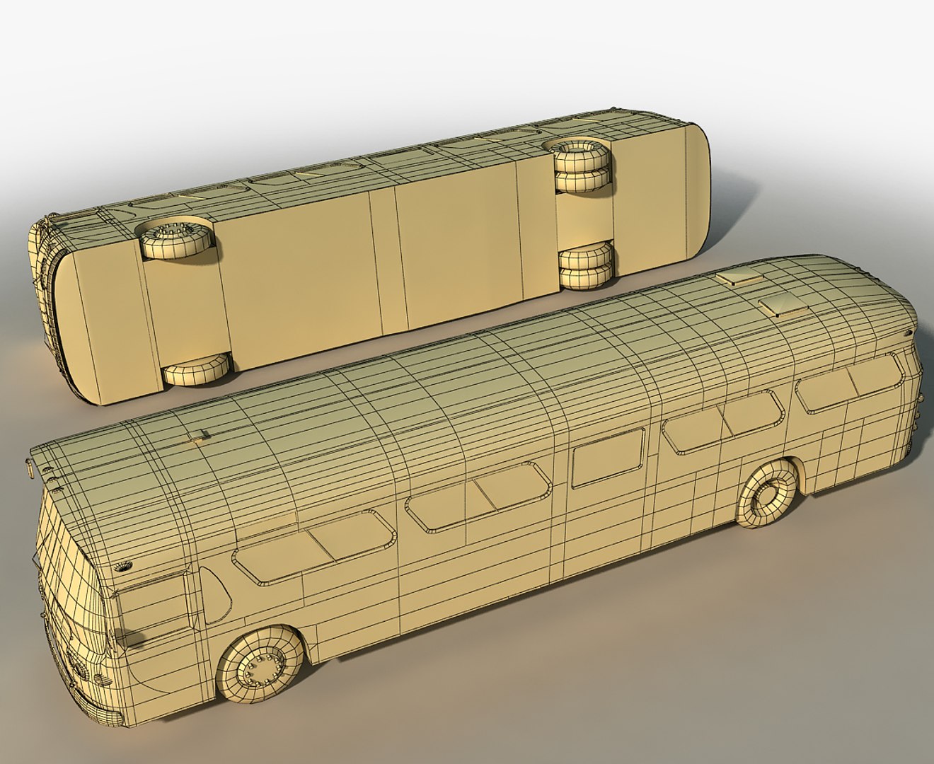 3D generic bus 02 - TurboSquid 1440166