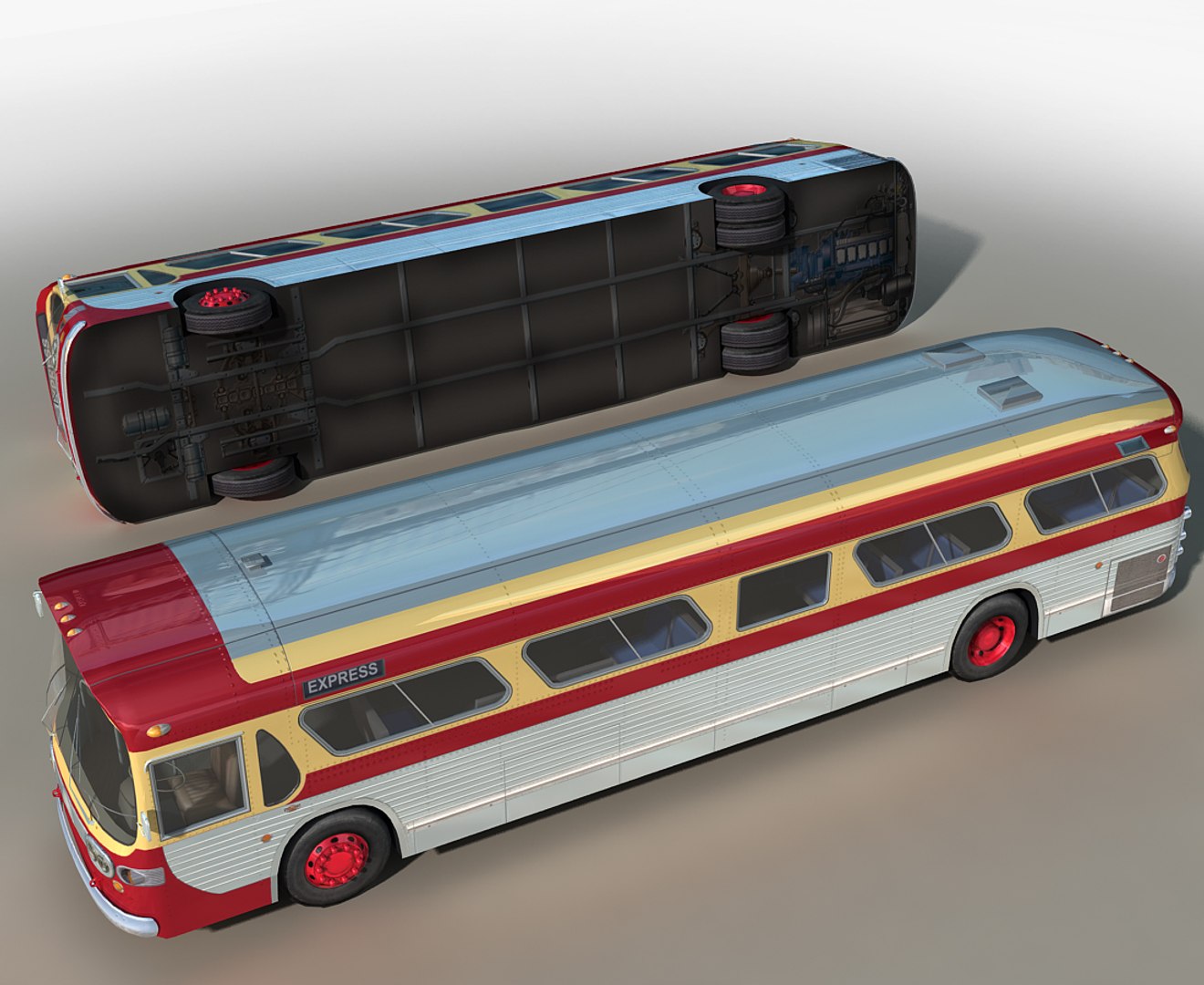 3D generic bus 02 - TurboSquid 1440166