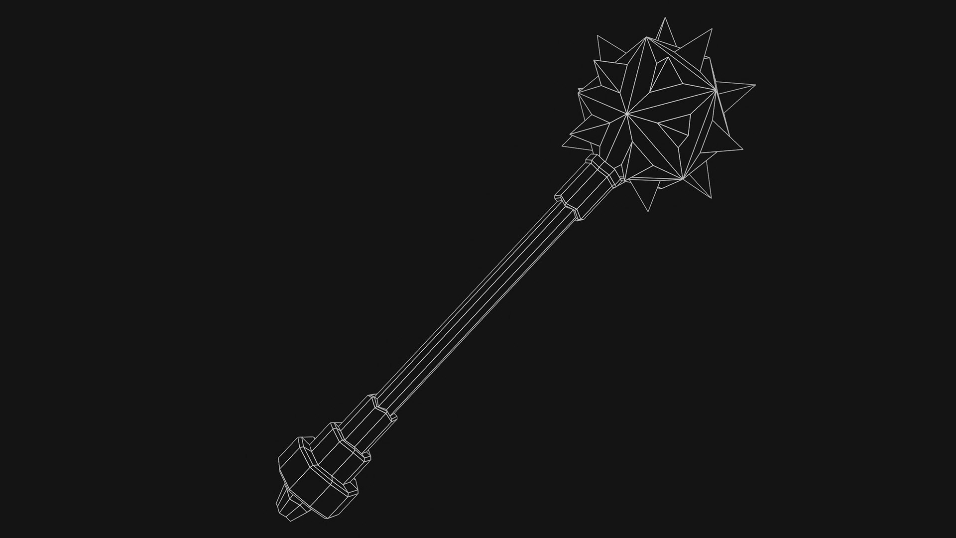 3D Thunder Mace model - TurboSquid 1731943