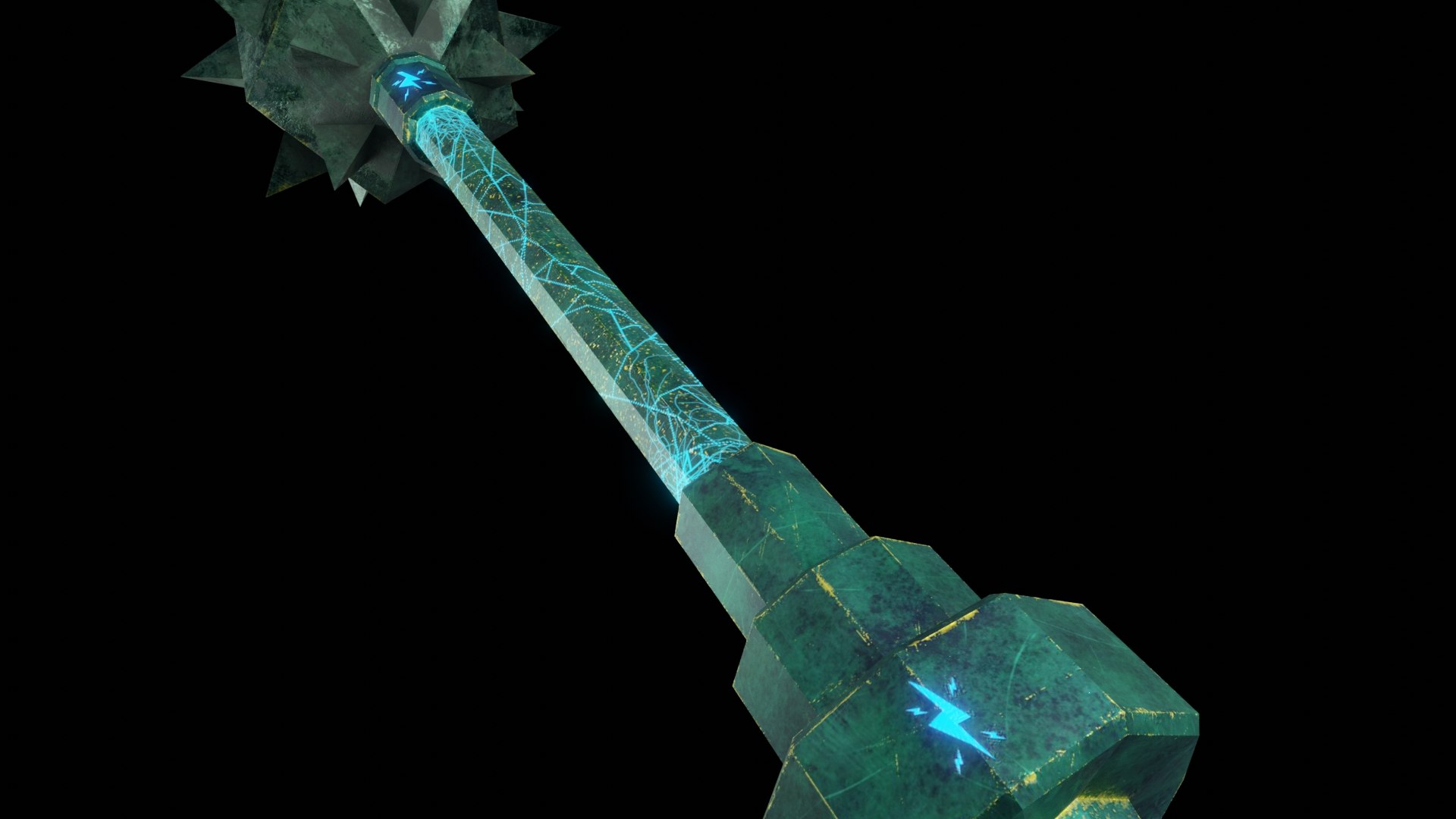 3D Thunder Mace model - TurboSquid 1731943