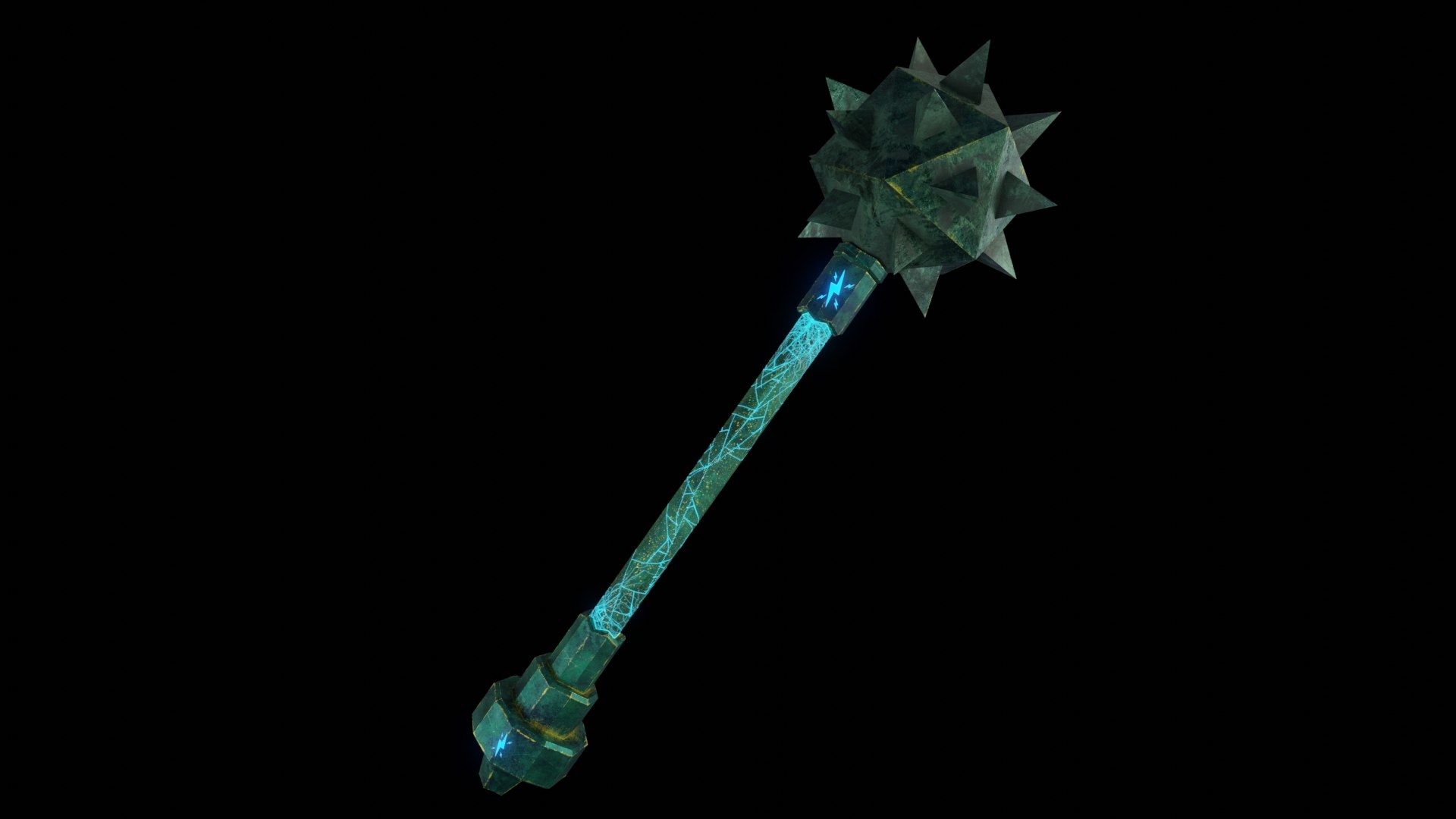 3D Thunder Mace model - TurboSquid 1731943