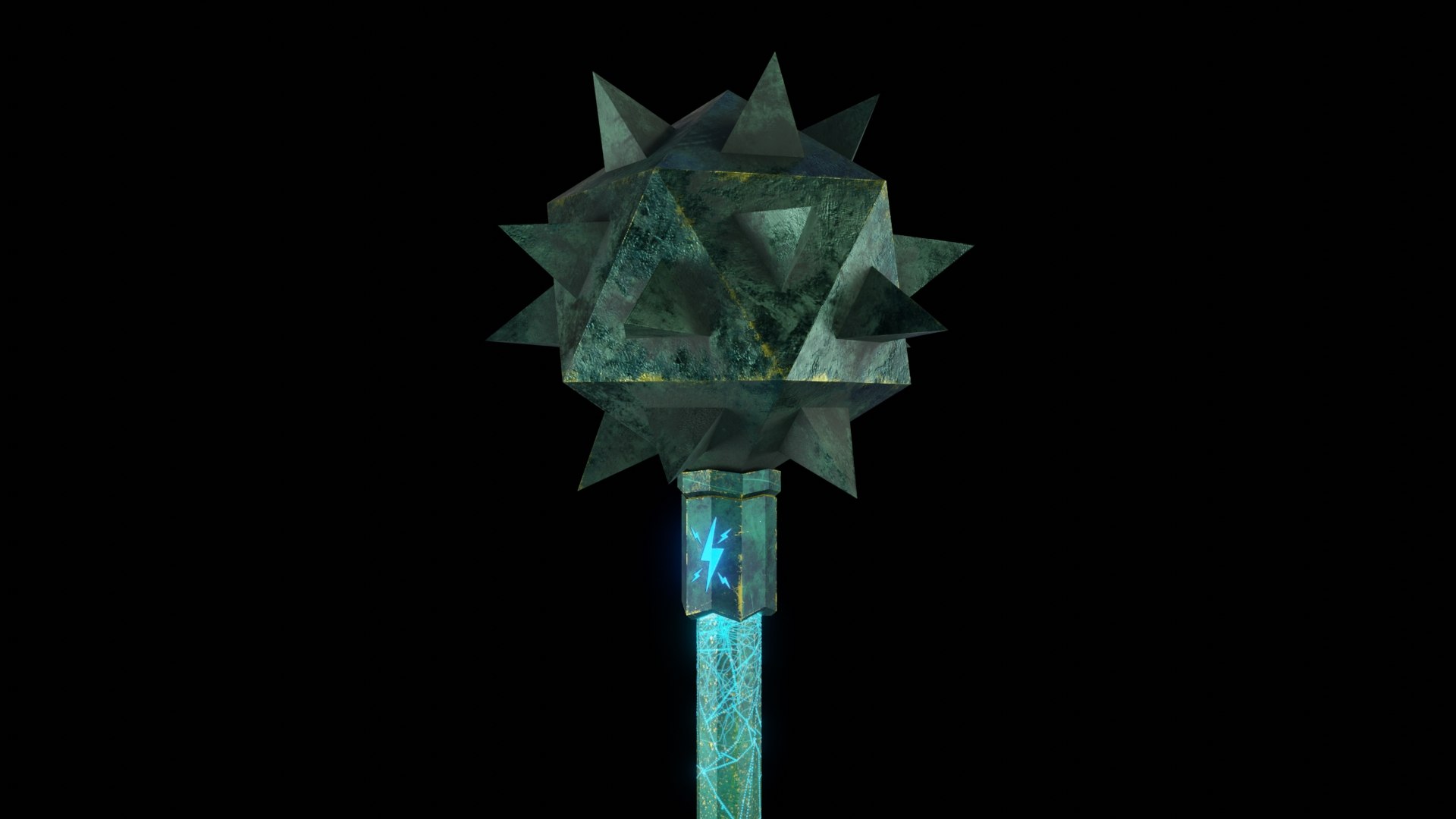 3D Thunder Mace model - TurboSquid 1731943