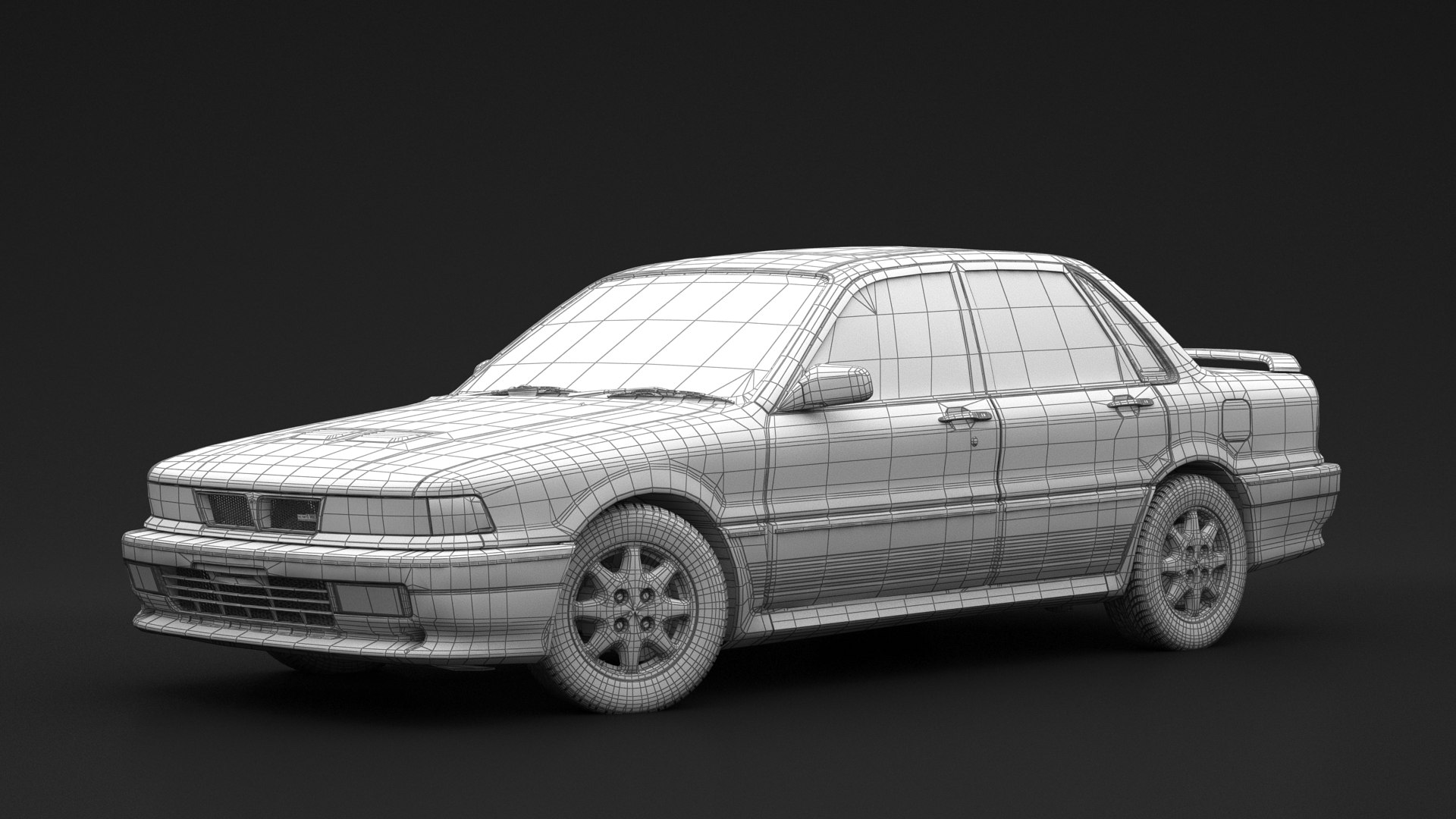 3D Mitsubishi Galant VR4 - TurboSquid 2010536