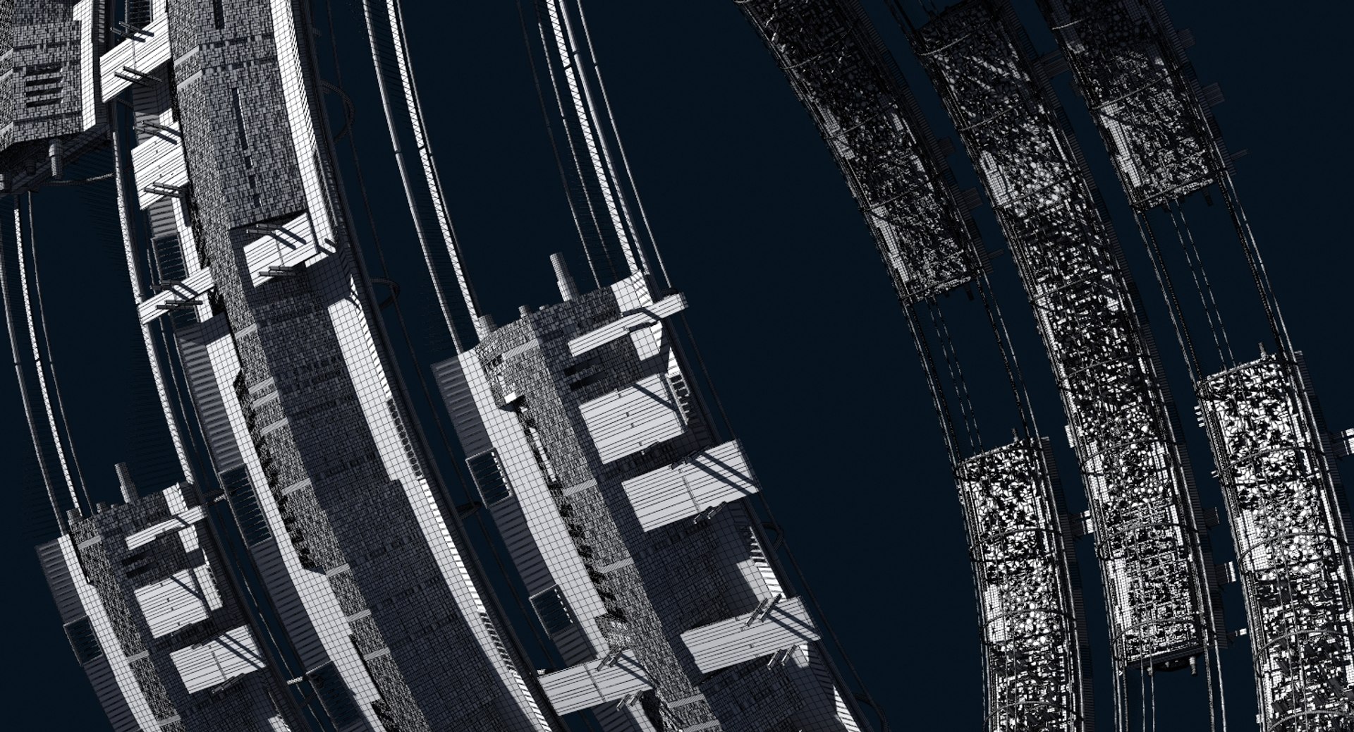 Sci-fi Space Colony 3D - TurboSquid 1525896