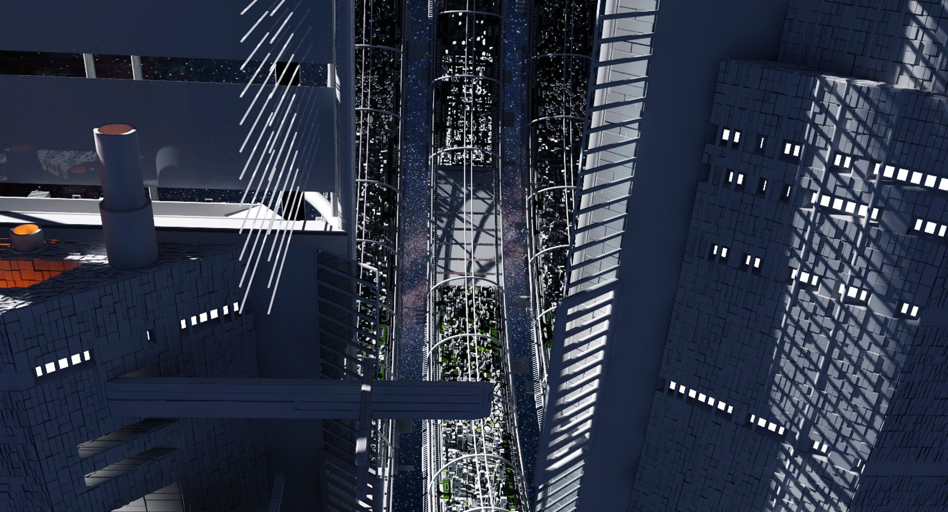 Sci-fi Space Colony 3D - TurboSquid 1525896